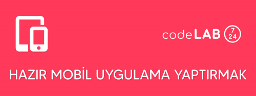 Hazır Paket Mobil Uygulama Yaptırmak, Geliştirmek - CodeLab